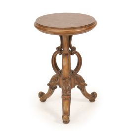 Round Scroll Pedestal Table - Distinctive Designs