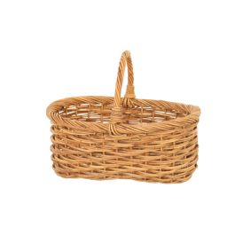 Woven basket with handle store